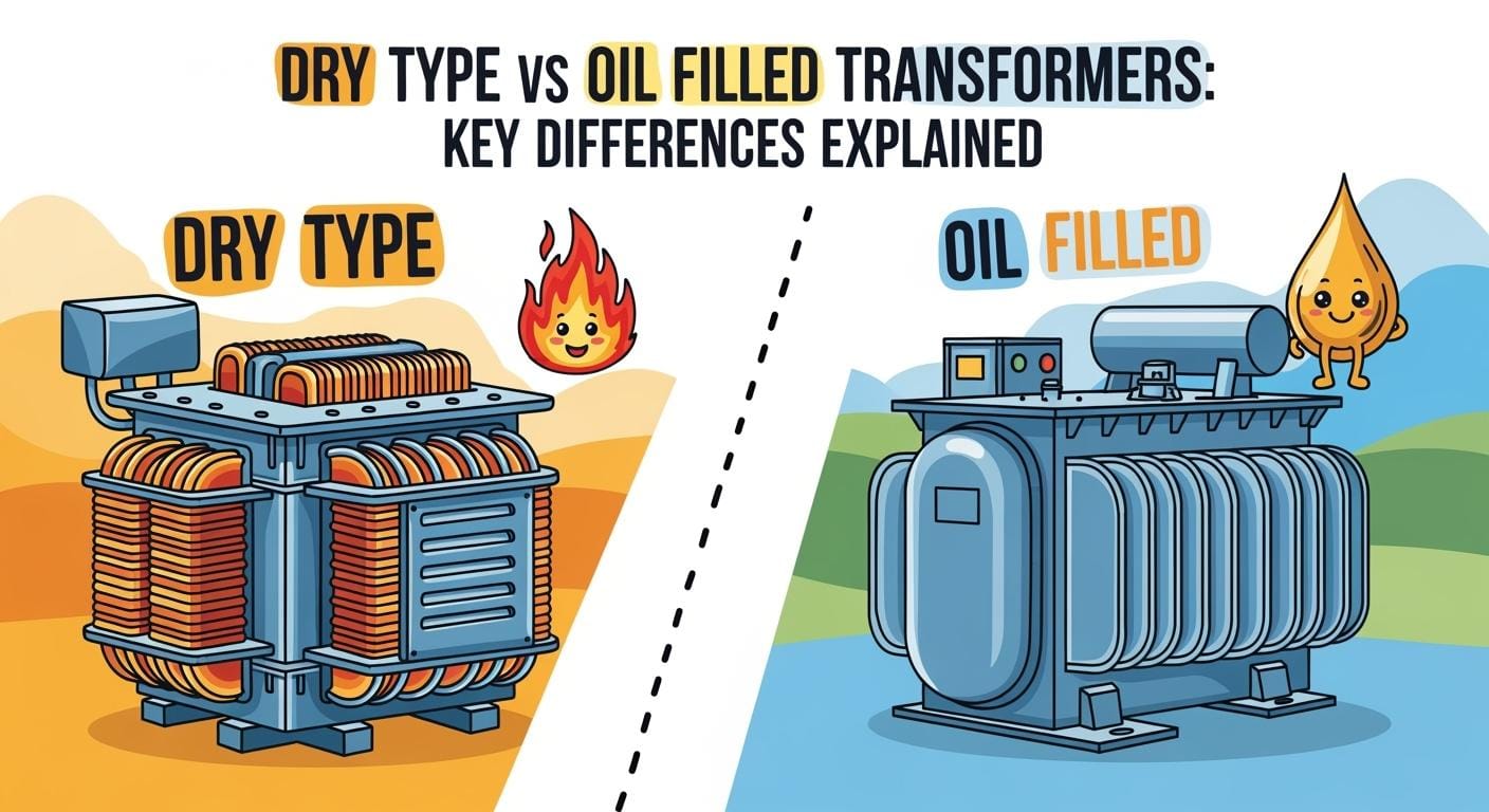 Dry Type vs Oil Filled Transformers Key Differences Explained