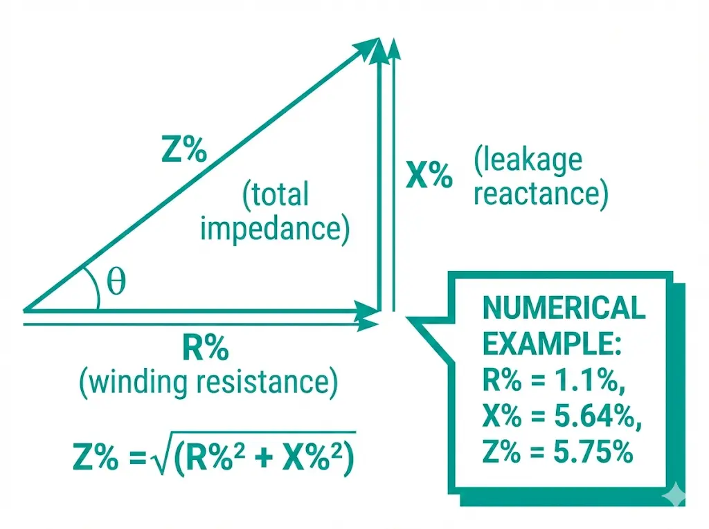 Transformer Impedance (Z%) Guide 2026: Fault Current & Voltage Drop